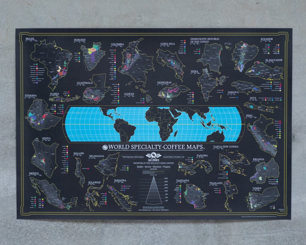 World Specialty-Coffee Map 2nd Edition – La Bodega